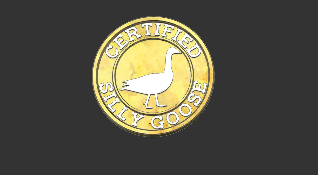 Silly Goose Challenge Coin by JustMattyMakes | Download free STL model ...