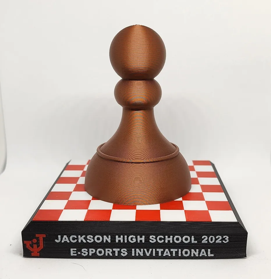 Chess Trophy by erick.siders | Download free STL model | Printables.com