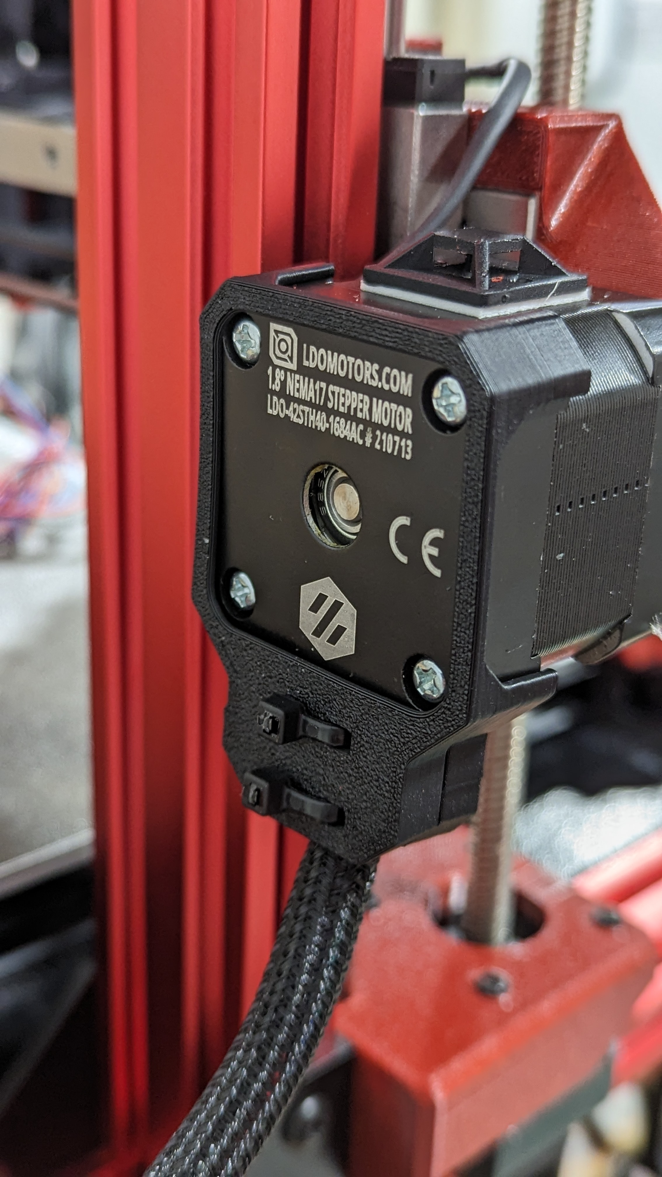 X Axis Stepper Cable Protector - LDO Stepper by 3dKaos | Download free ...