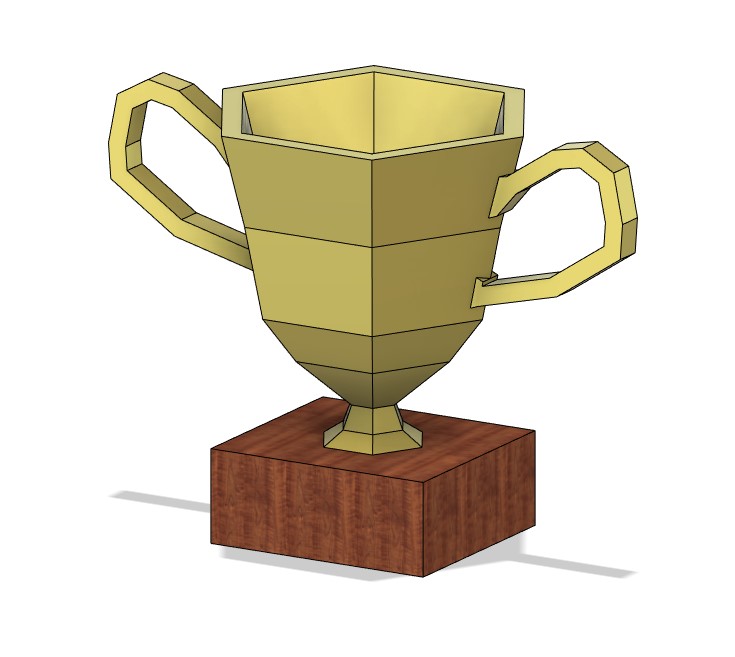 GEOMETRIC TROPHY v1 by pauserranoo1 | Download free STL model ...
