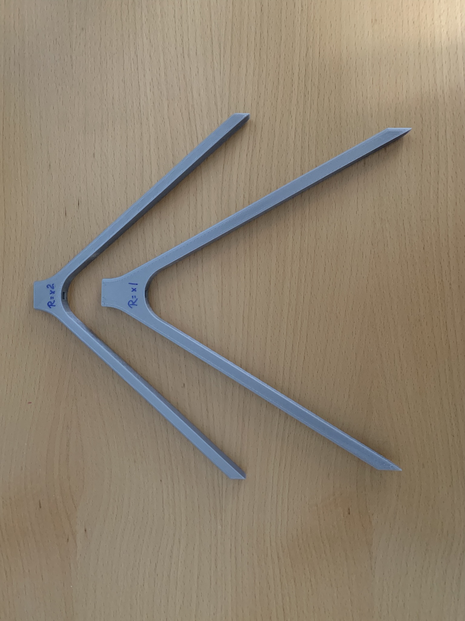 Simple 1x and 2x Radius Finder by Teraflop | Download free STL model ...