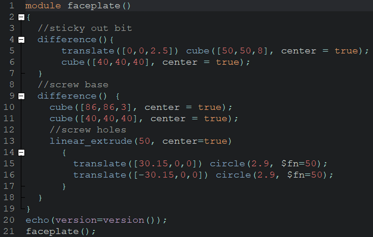 Switch Faceplate Blocker by Deplete0549 | Download free STL model ...