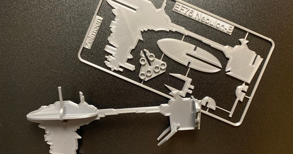 EF76 Nebulon-B frigate Kit Card by Zeimeen | Download free STL model ...