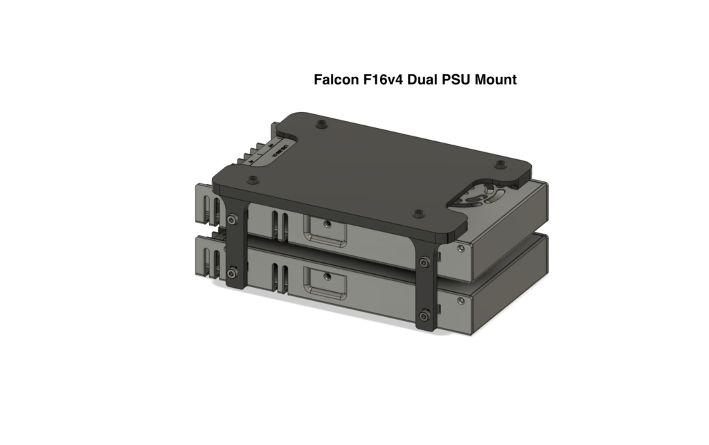 Falcon F16v4 Dual PSU Mount by Derik Whittaker | Download free STL model | Printables.com