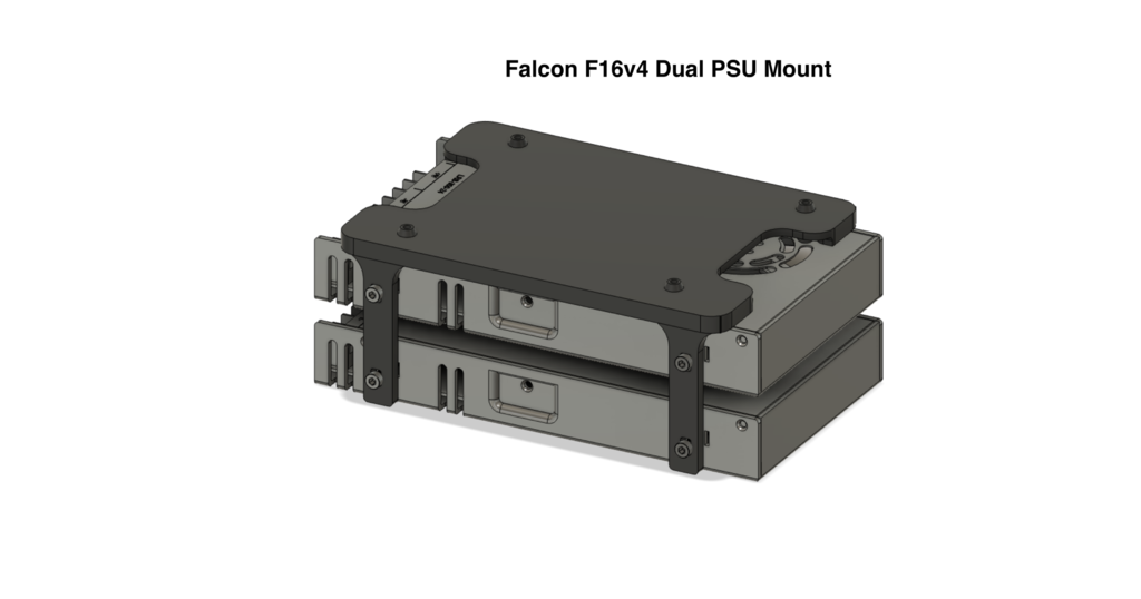 Falcon F16v4 Dual PSU Mount by Derik Whittaker | Download free STL model | Printables.com