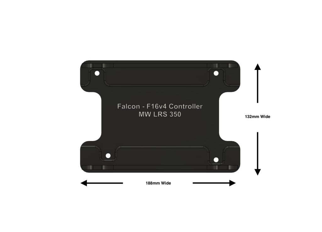Falcon F16v4 Dual PSU Mount by Derik Whittaker | Download free STL model | Printables.com