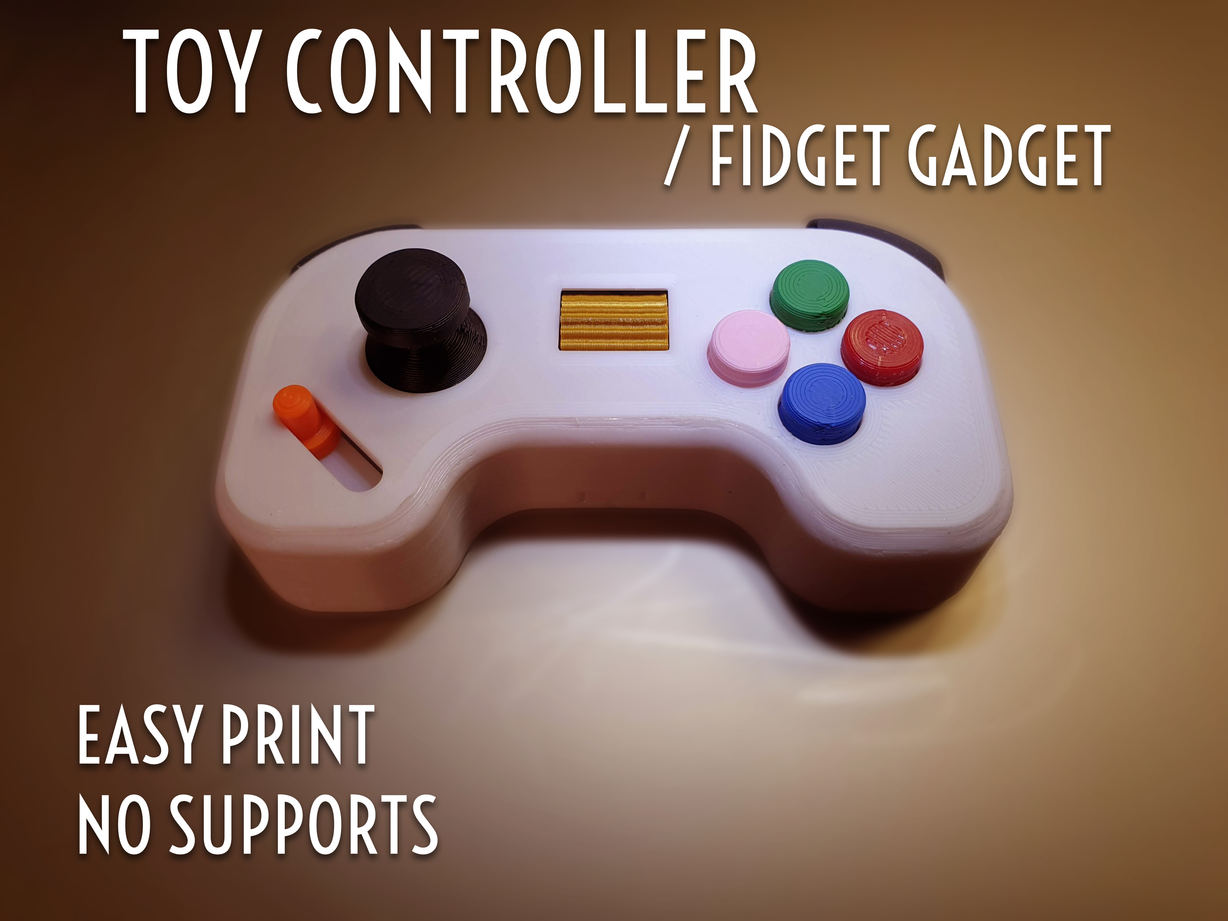 Mini Controller Toy / Fidget Gadget by Jaatinen | Download free STL ...