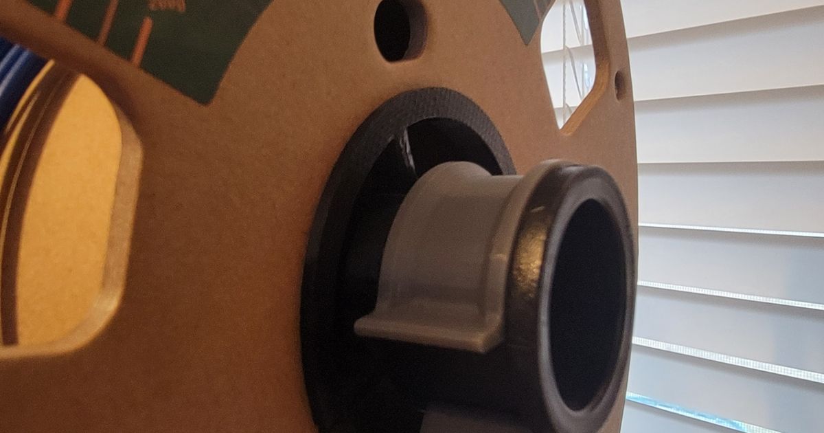 Spool adapter for Ender series printer spindle by Robert Hammang ...