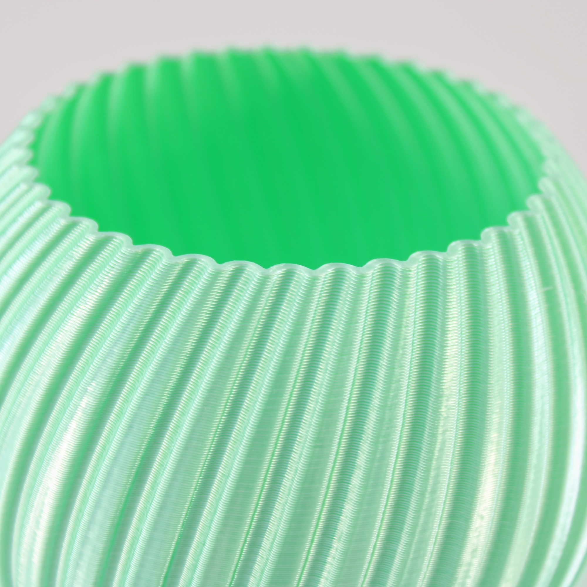 Sphere Planter Striped - (Vase Mode) by Slimprint | Download free STL ...
