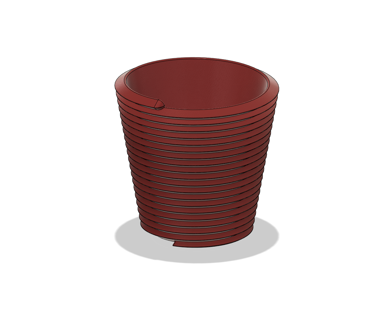Helix Planter / Spiral Planter by PrintFabLab | Download free STL model ...