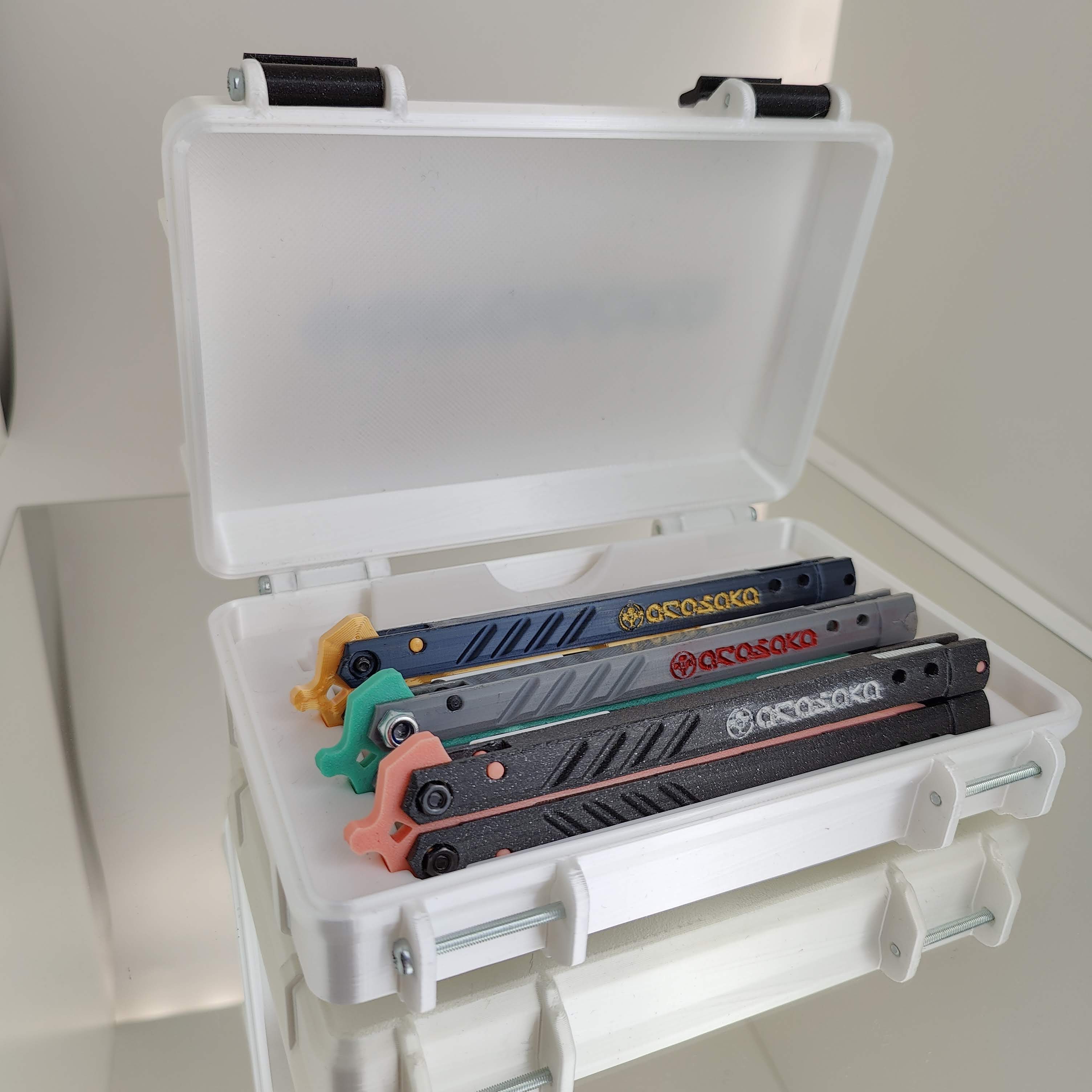 Balisong case and insert for 4 Arasaka knifes by Samael_ | Download ...