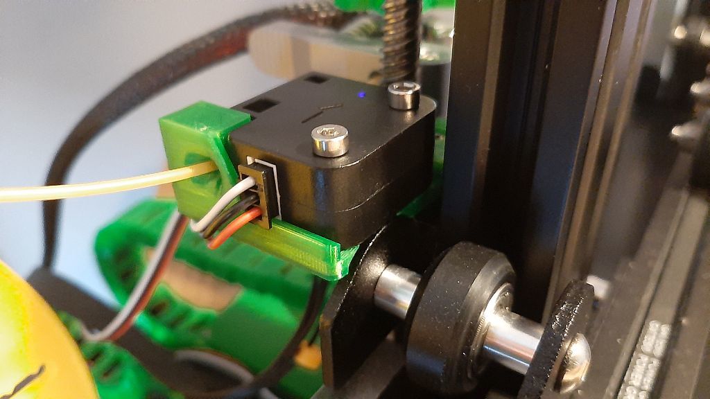 Ender 3 Bigtreetech filament sensor mount by Caelarius | Download free ...
