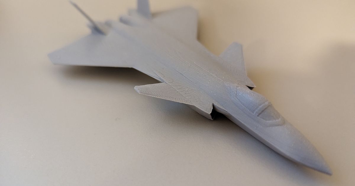 Chengdu J-20A by deepbluehue | Download free STL model | Printables.com
