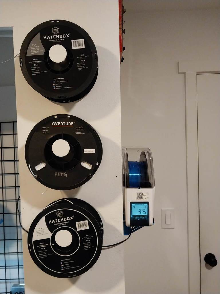 SUNLU Filament Dryer Box S1 - Simple Wall Mount Brackets by shuylife ...