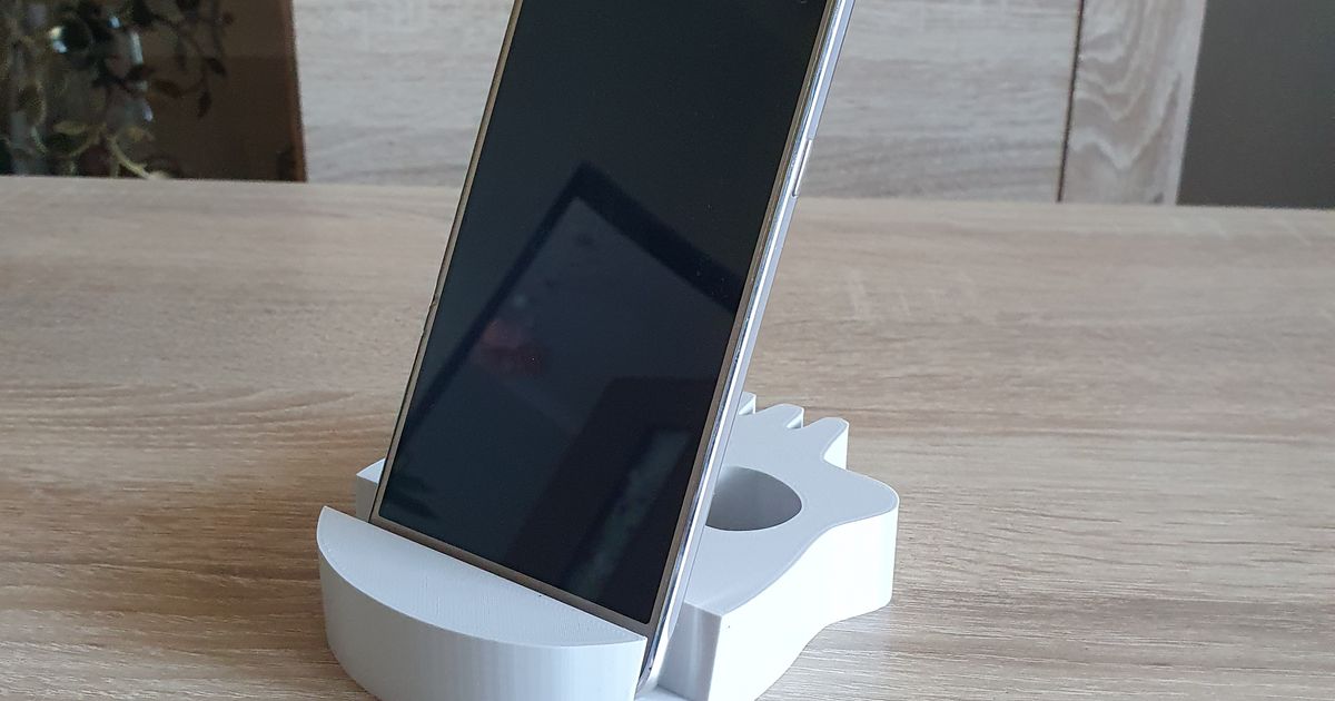 Phone Holder Skull by MartinCrow | Download free STL model | Printables.com