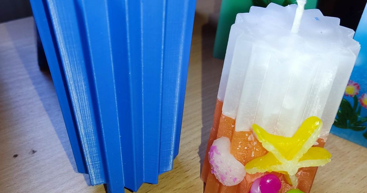 Slightly conical candle mold by Skelda | Download free STL model ...