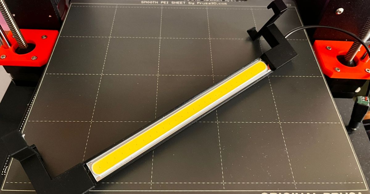 Prusa Orginal i3 mk3s+ led bar by Ivan23 | Download free STL model | Printables.com