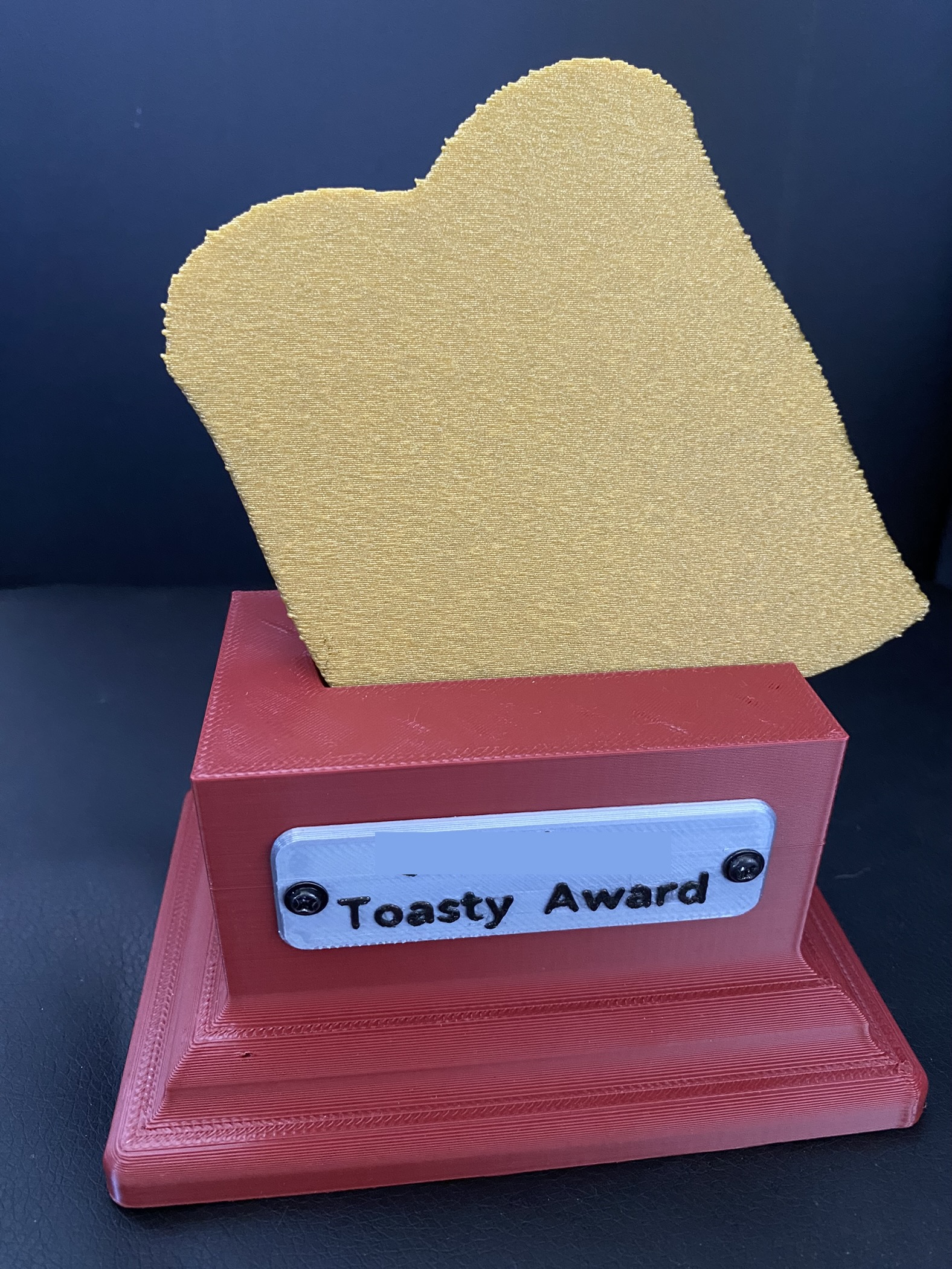 Toasty Award by reGius | Download free STL model | Printables.com