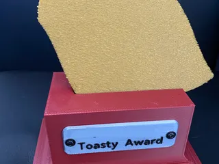 Toasty Award by reGius | Download free STL model | Printables.com