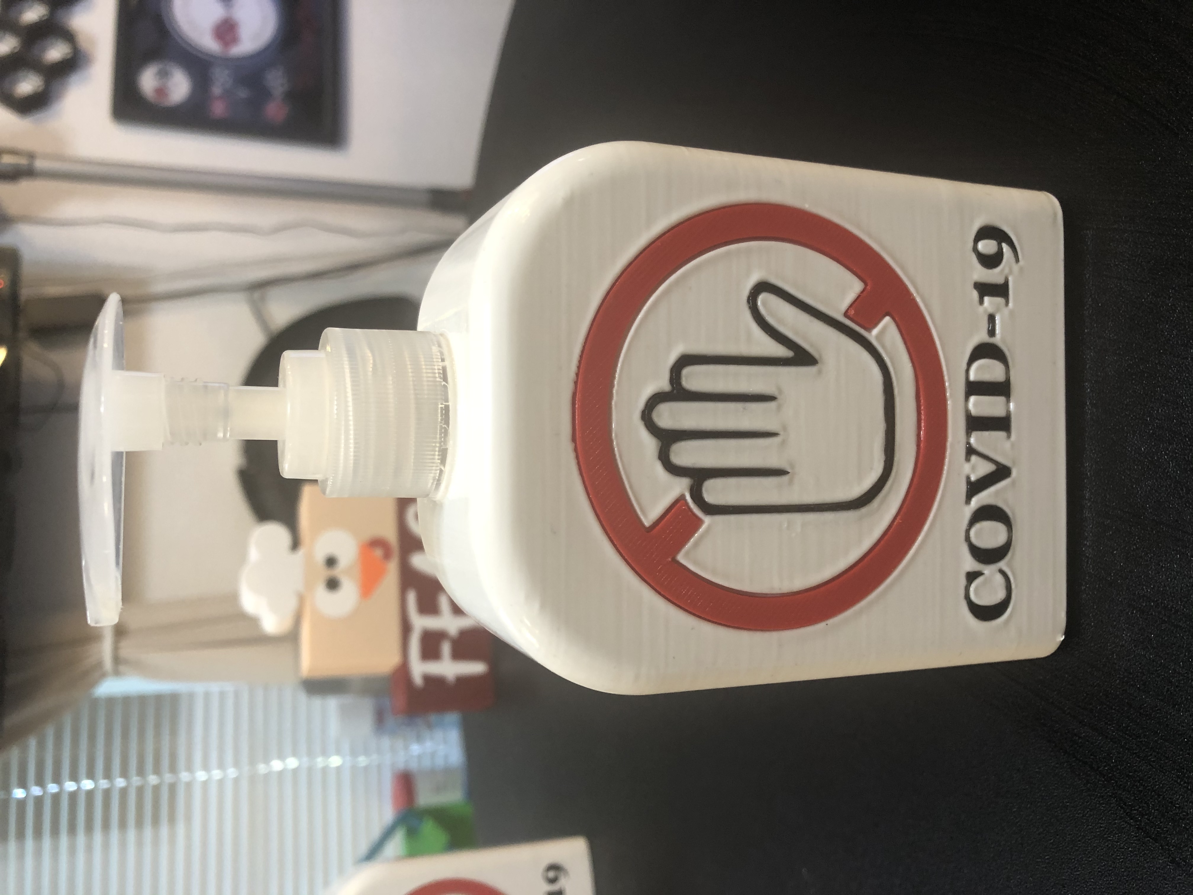 Covid-19 Soap Dispenser Cover by Kenkay | Download free STL model ...