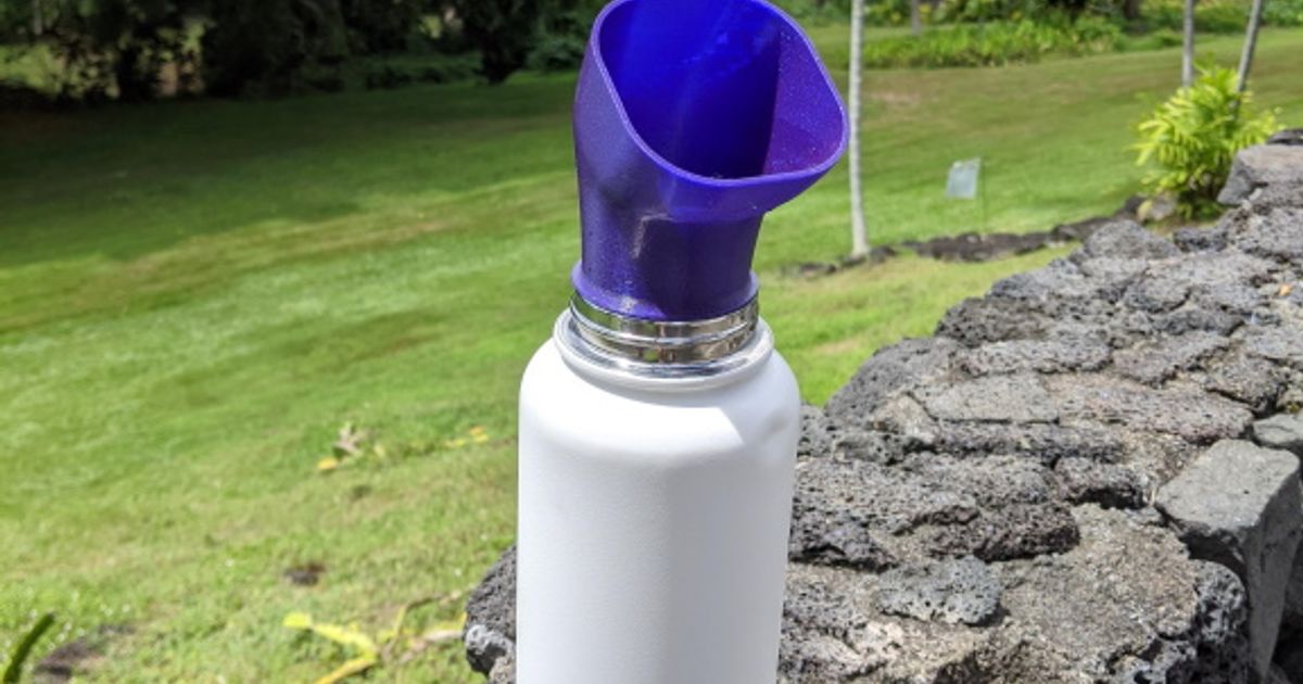 Ice Funnel for Water Flask by GarageMonkeySan | Download free STL model ...