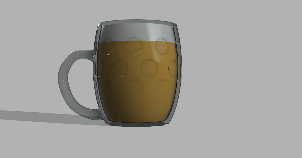 Prop beer pint by Skelda | Download free STL model | Printables.com