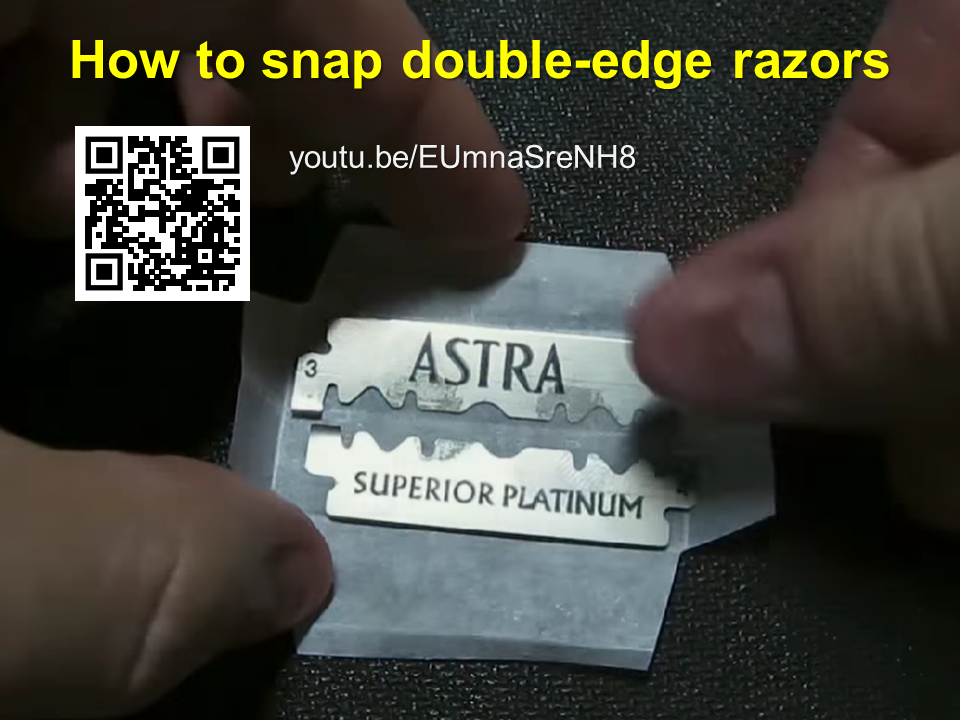 Precision Razor, holds disposable double-edge razor blades by Amrtay ...