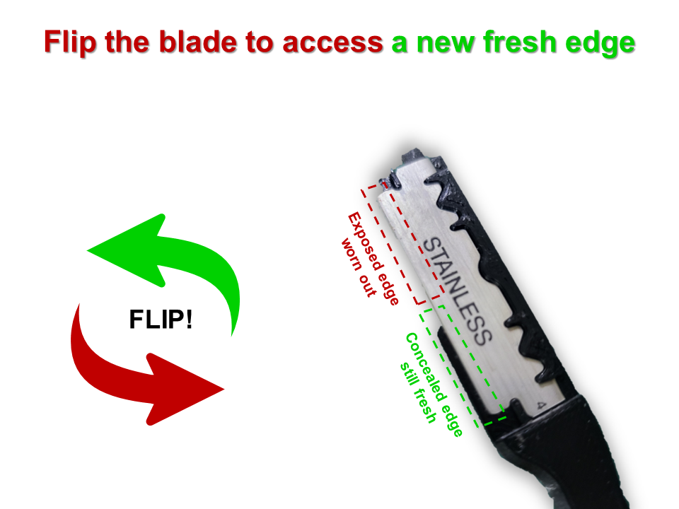 Precision Razor, holds disposable double-edge razor blades by Amrtay ...