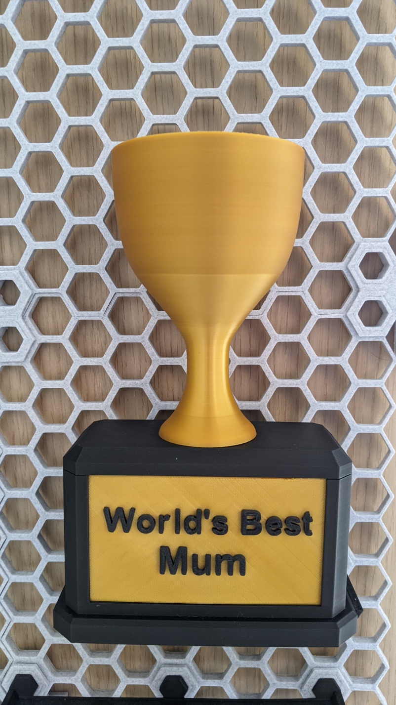 Customisable Modular Award Trophy by cullumash | Download free STL ...