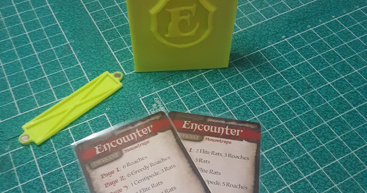 Encounter Deck box For Mice and Mystics by CodeMinion | Download free STL model | Printables.com
