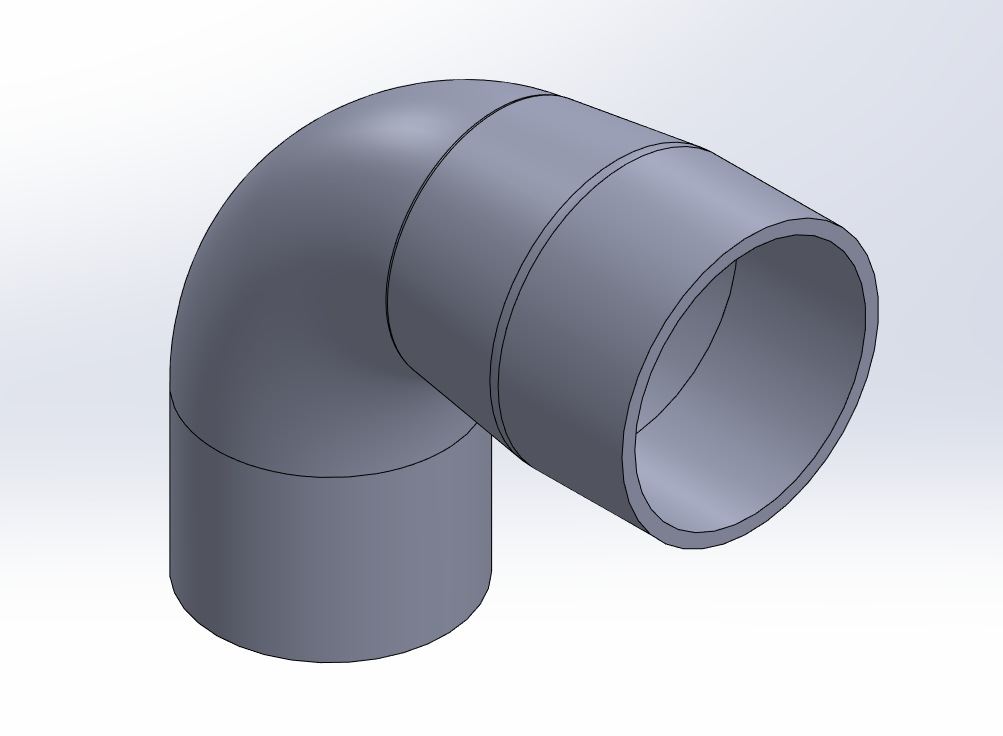 Raccordo 90 gradi by lb99 | Download free STL model | Printables.com