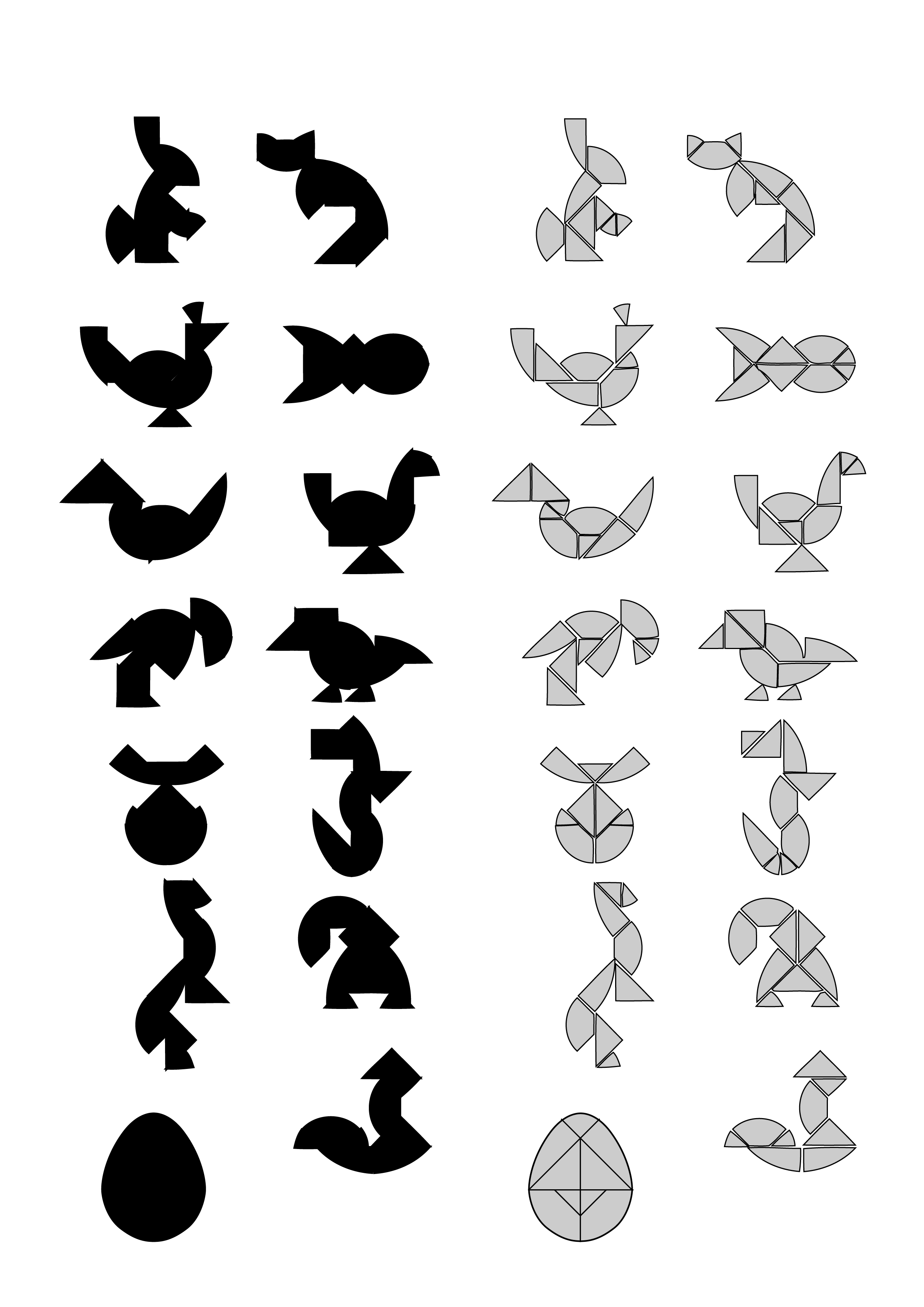 Tangram (vejce) by René Senko | Download free STL model | Printables.com