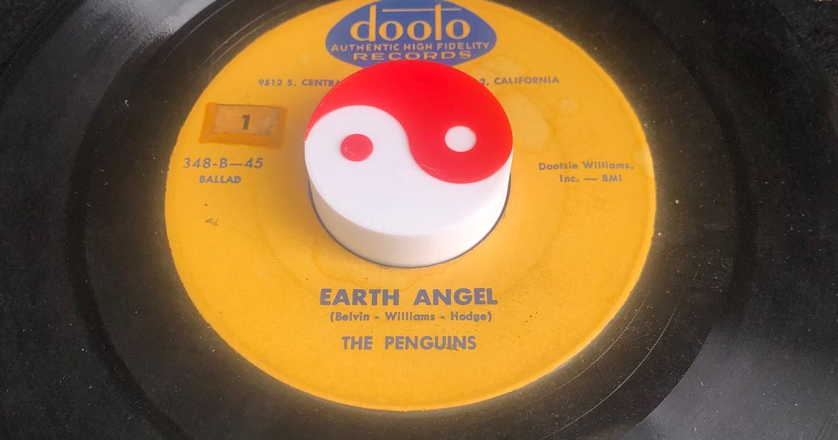 Yin Yang 45 Record Adapter by dfn5 | Download free STL model ...