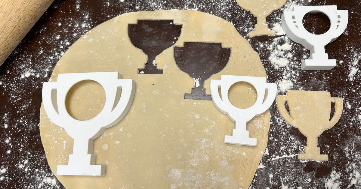 Trophy Cookie Cutters by CoffeeGirl713 | Download free STL model ...
