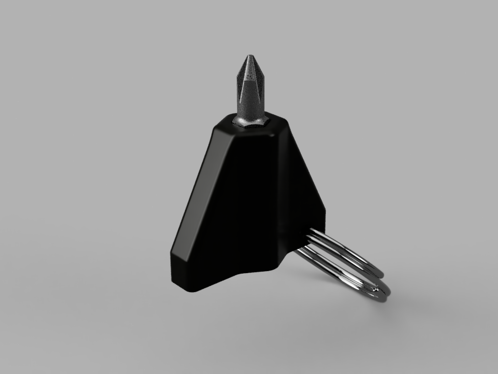 Keychain micro screwdriver 1/4" & 1/8" by athome128 | Download free STL ...