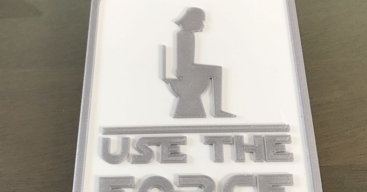 Use The Force signs by Hugo4Prusa | Download free STL model ...