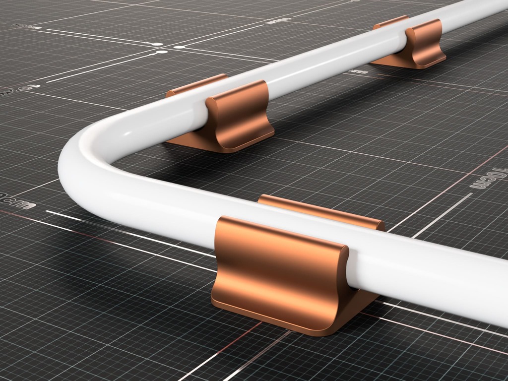 Cable clip wall by dantech | Download free STL model | Printables.com