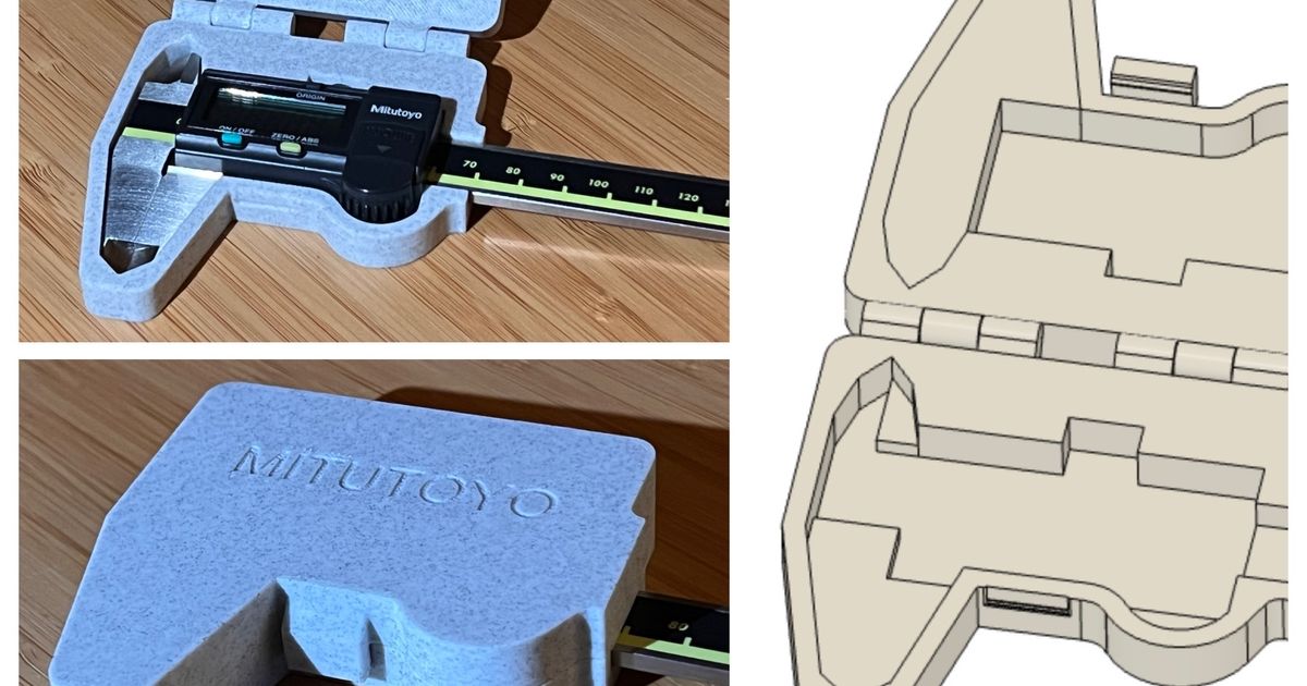 Caliper Case Mitutoyo - Print-in-Place par s.e.b. | Téléchargez ...