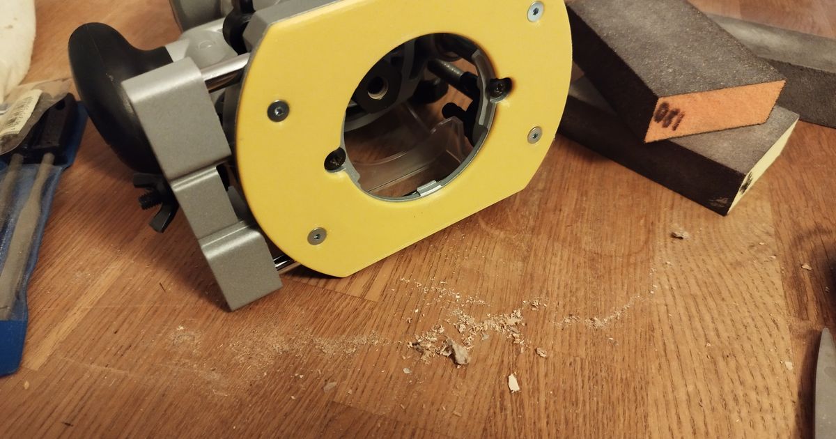 replacement-base for plunge base of Katsu routers by LucMeister ...