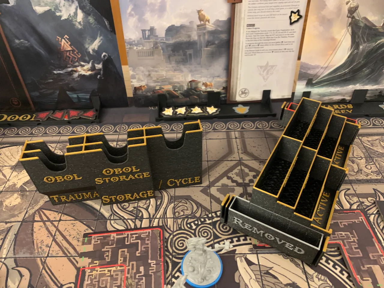 Aeon Trespass: Odyssey - Trauma cards tray by JuanV | Download free STL model | Printables.com