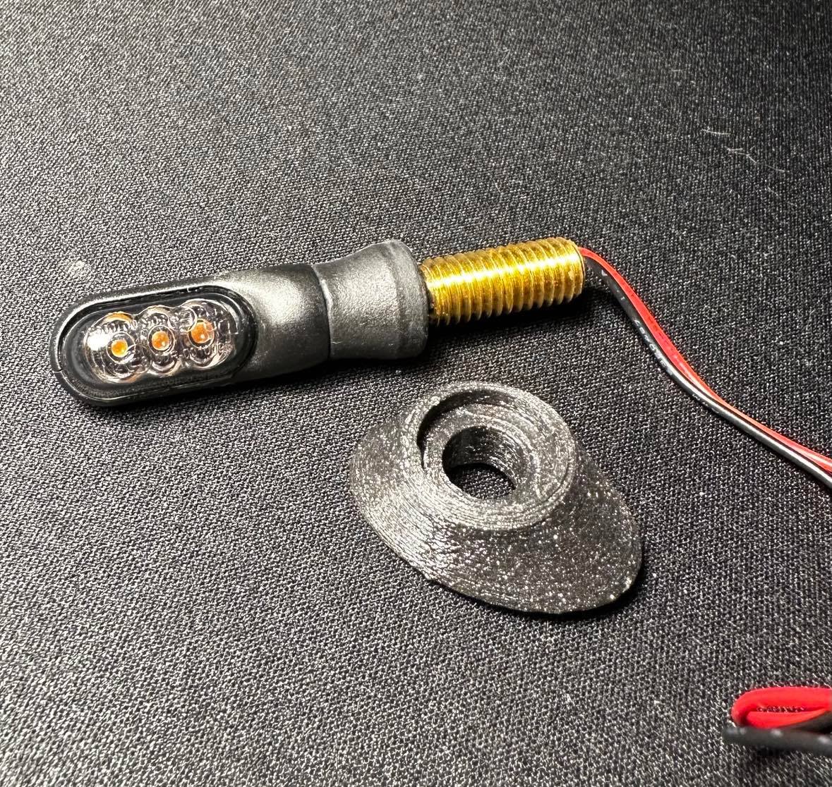 Adapter for mounting LED indicators to KTM motorcycles by Jędrzej ...