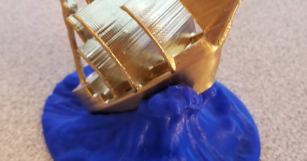 Sailing Ship Trophy by Joseph Fisher | Download free STL model ...