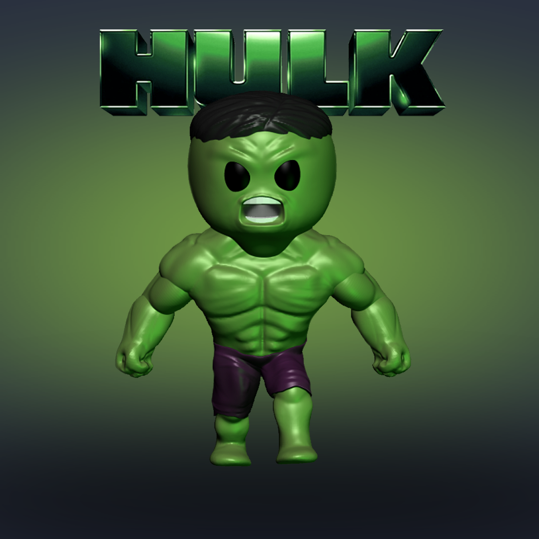 MARVEL DOUBLE BIT: HULK by Blenkhorn | Download free STL model ...