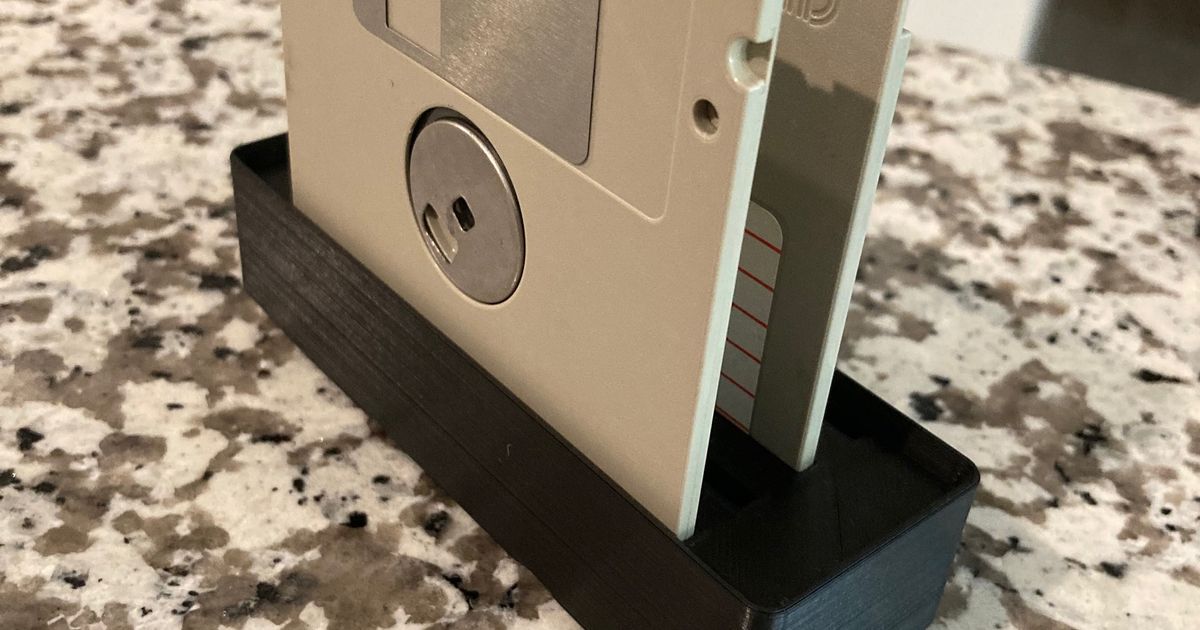 Gridfinity 3.5" floppy disk holder by techdumpling | Download free STL ...