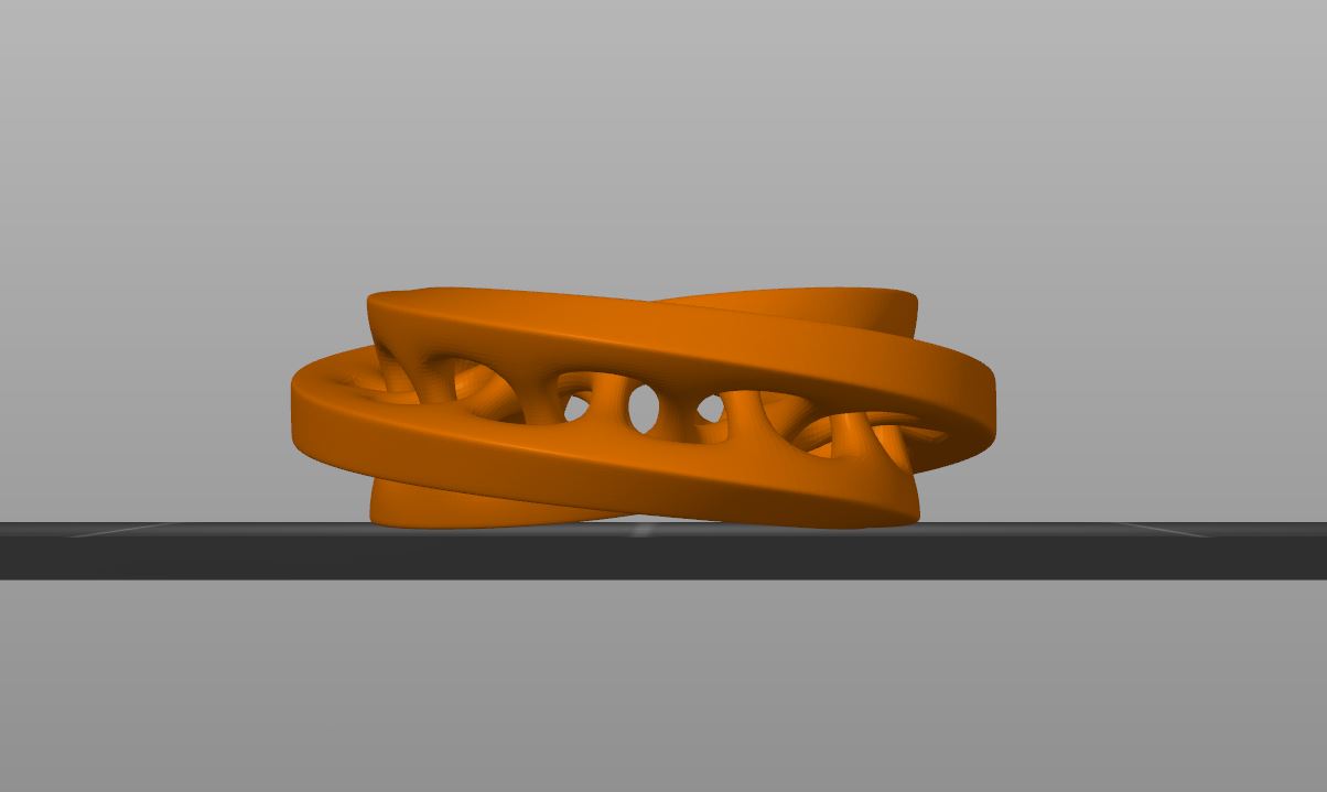 Locked Mobius Strips by MacKow | Download free STL model | Printables.com