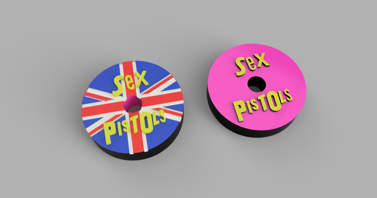 45 Record Adapters Sex Pistols By Ryanmac Download Free Stl Model