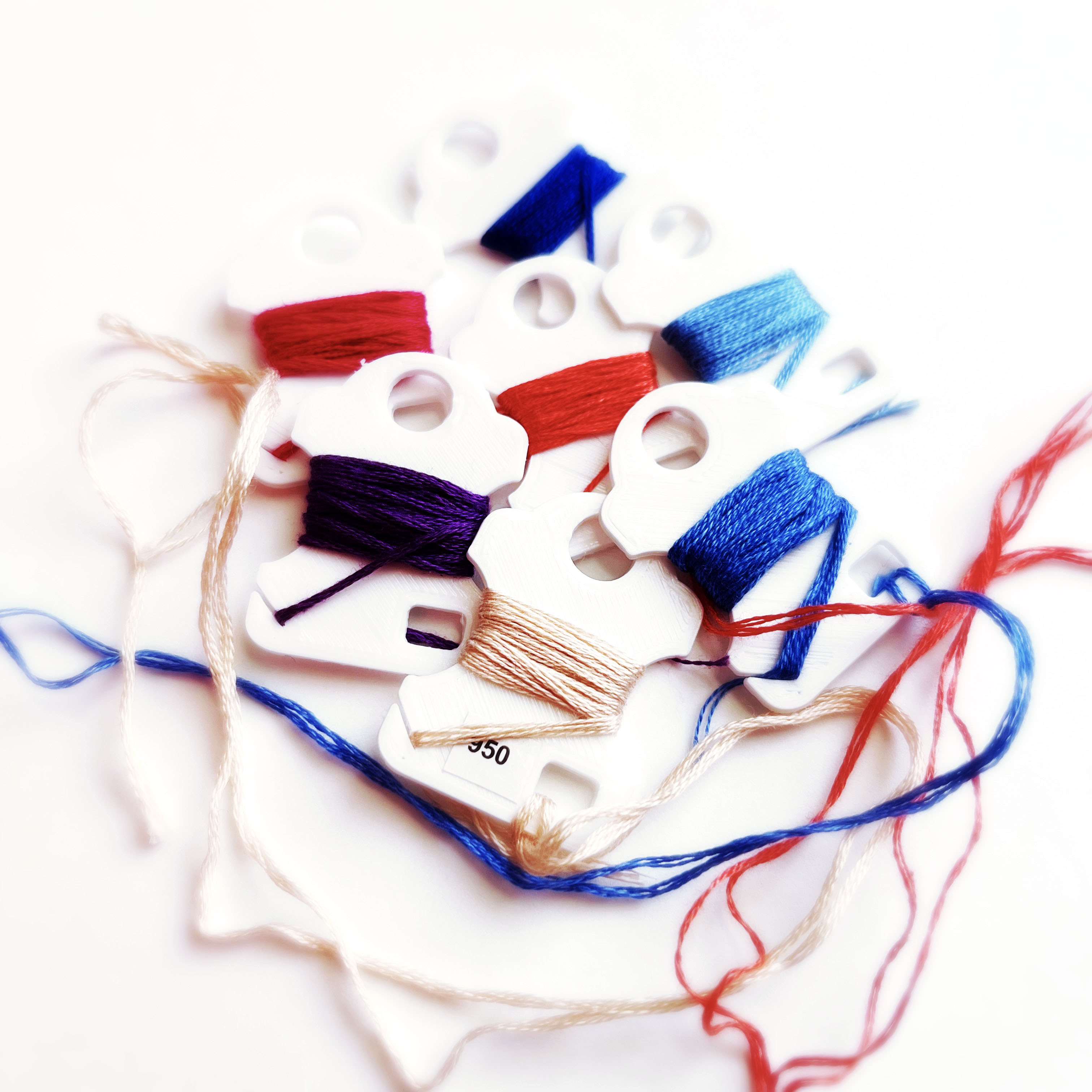 Embroidery Floss Mini-Bobbin by dcortes | Download free STL model ...