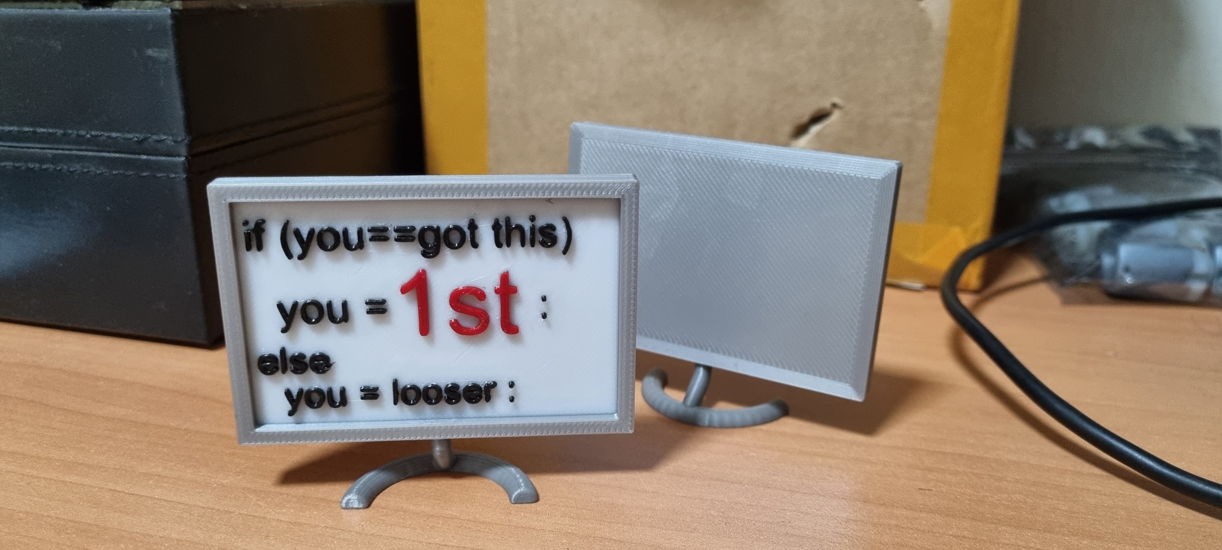 best programmer award and trophy by avivm | Download free STL model ...