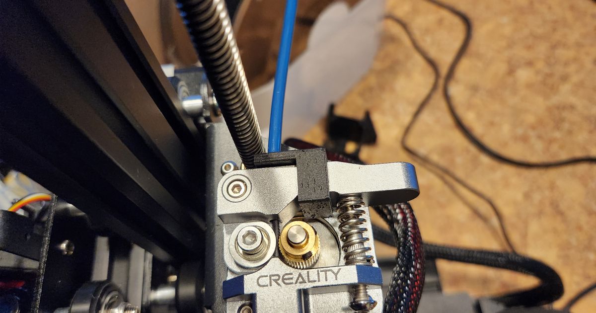 Filament guide - Extruder arm by NickT | Download free STL model ...