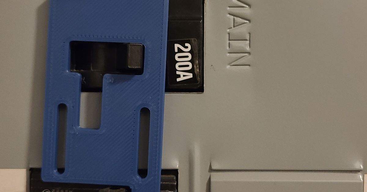 Breaker box interlock by Gjackets | Download free STL model ...